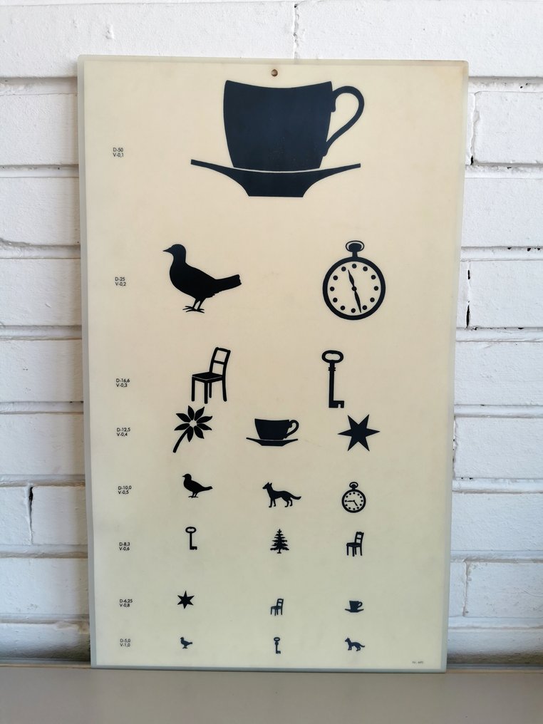 Oculus - Ophthalmology charts for testing visual acuity (3) - Catawiki