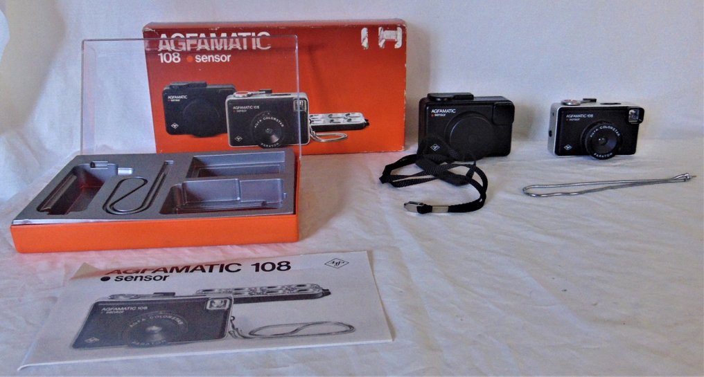 Agfa Agfamatic 108 sensor + acc. Analogue camera - Catawiki