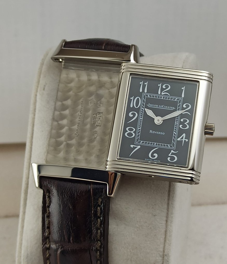 Jaeger-LeCoultre - Reverso Classique 18k White Gold Black - 250.3.86 ...