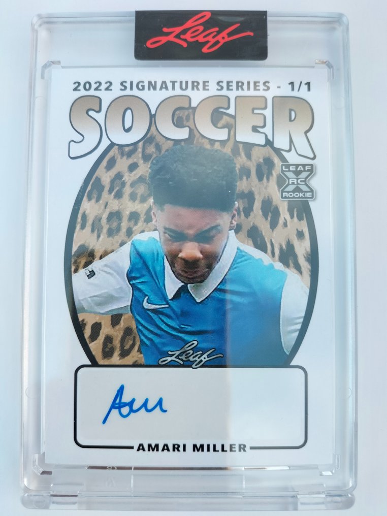 2022 - Leaf - Signature Series Soccer - Amari Miller 1/1 - Catawiki
