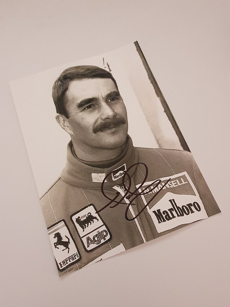 Ferrari - Formula One - Nigel Mansell - 1990 - Photograph - Catawiki