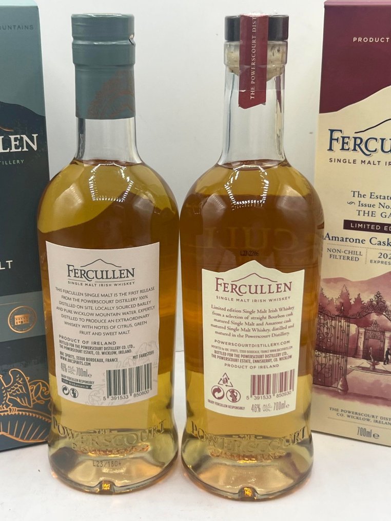 Fercullen - First Release Single Malt & Amarone Cask Influence - 700ml - 2 bottles - Catawiki