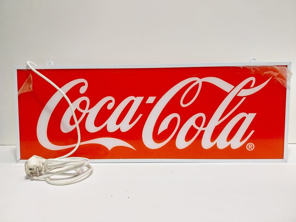 Coca-Cola - Lighted sign (1) - plexiglass - Catawiki