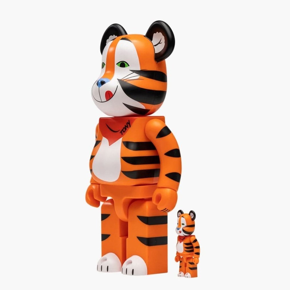 Medicom Toy Berbrick Tony The Tiger Vintage Kelloggs 400 And 100 Bearbrick Set Catawiki