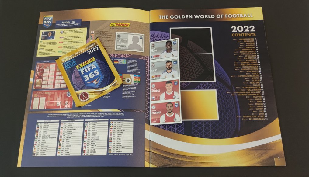 Panini - Fifa 365 2022 - Empty album + complete loose - Catawiki