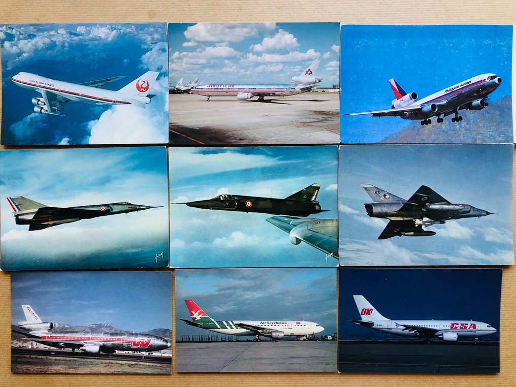 Aviation - Postcards (Collection of 210) - 1950-2000 - Catawiki