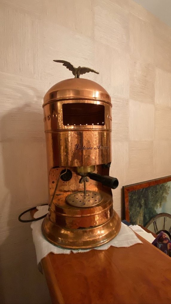 italia - coffee machine - Folk Art - Bronze - Caffettiera victoria ...