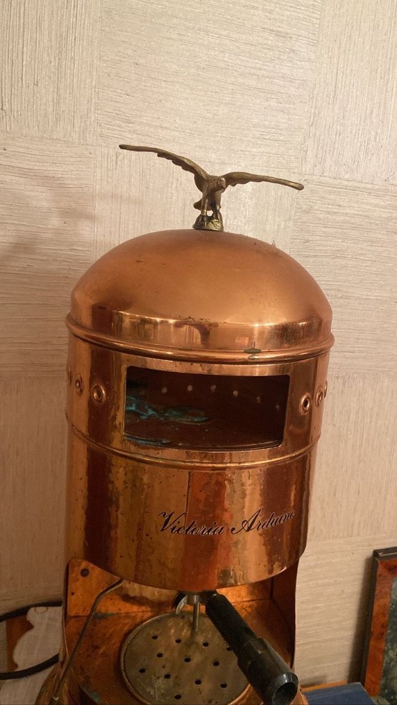 italia - coffee machine - Folk Art - Bronze - Caffettiera victoria ...