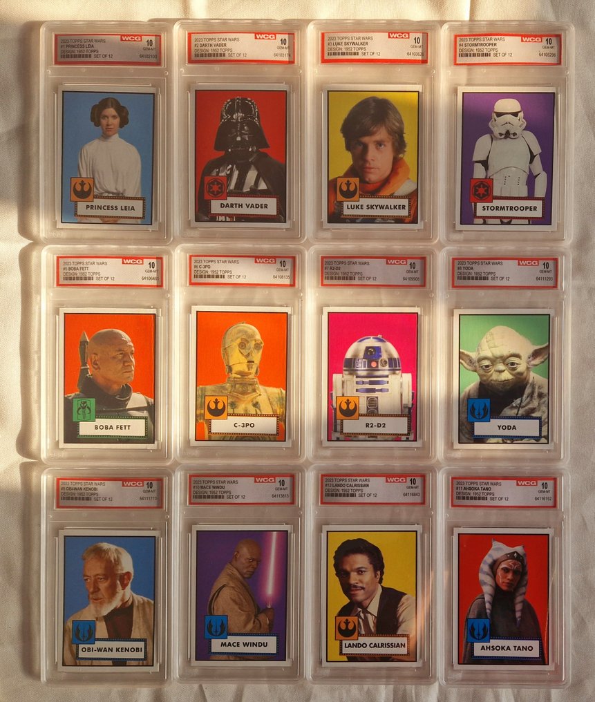 Topps - 12 Complete Set - Star Wars - Catawiki