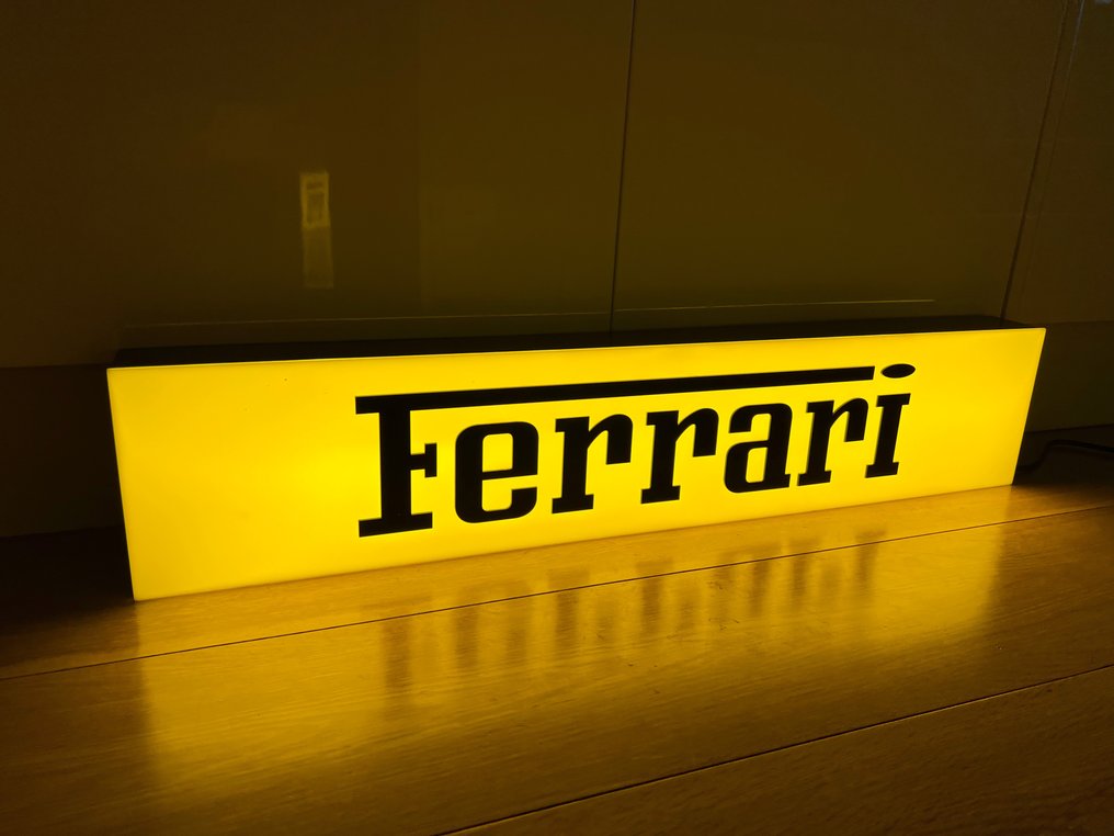 Sign - Very Large Ferrari Illuminated Sign, 33cm (2/5) - Ferrari ...