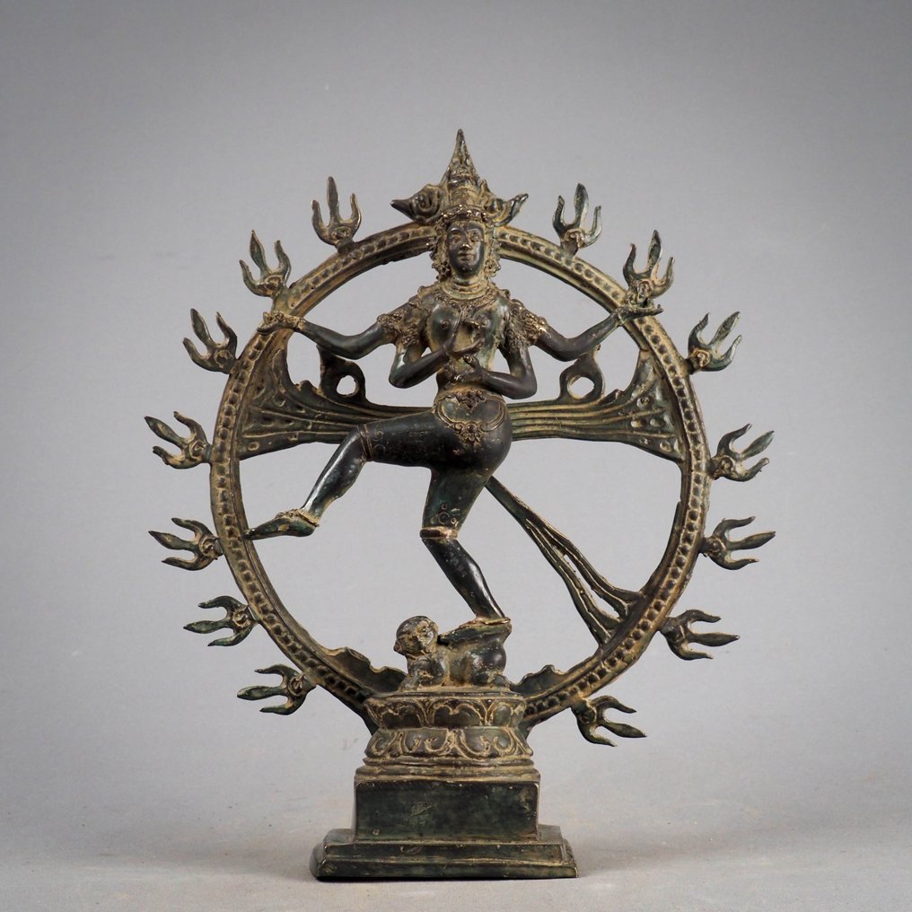Statue, Shiva Nataraja - 32 cm - Bronze - Catawiki