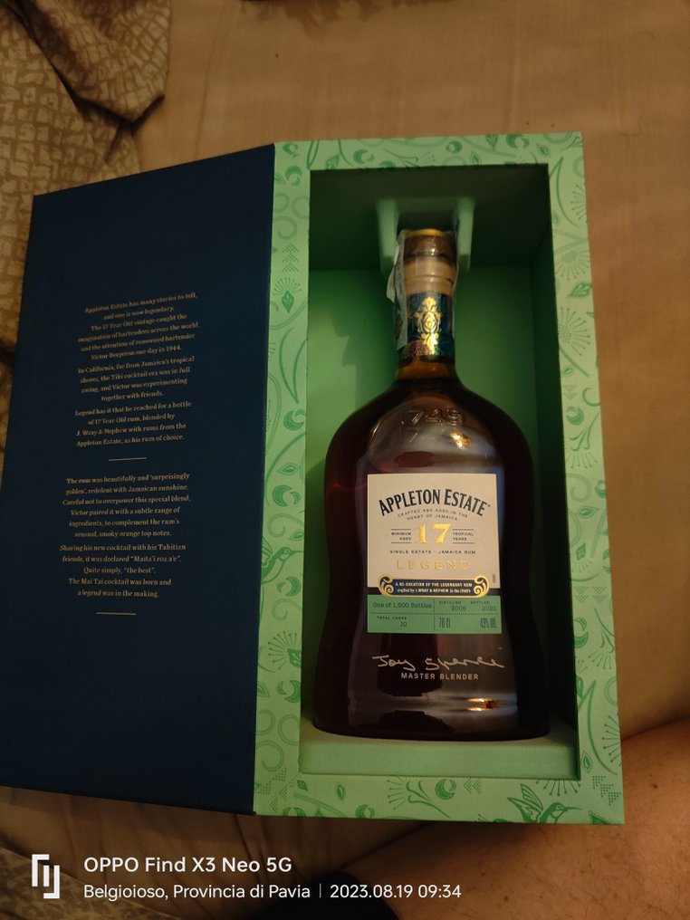 Appleton 2005 17 years old - Legend - b. 2022 - 70cl - Catawiki