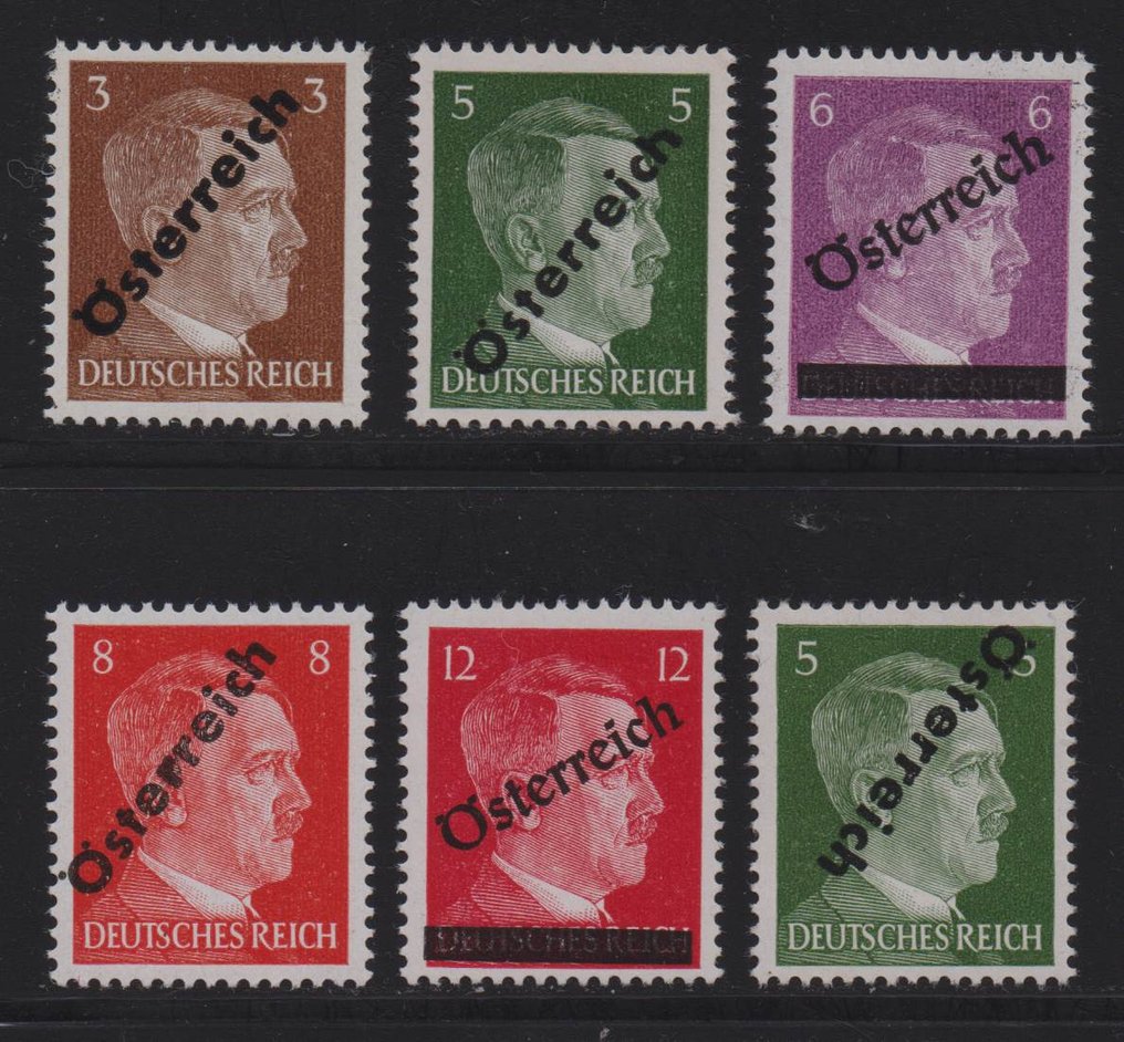 Austria 1945 - "Hitler" overprints, interesting lot, often - Catawiki