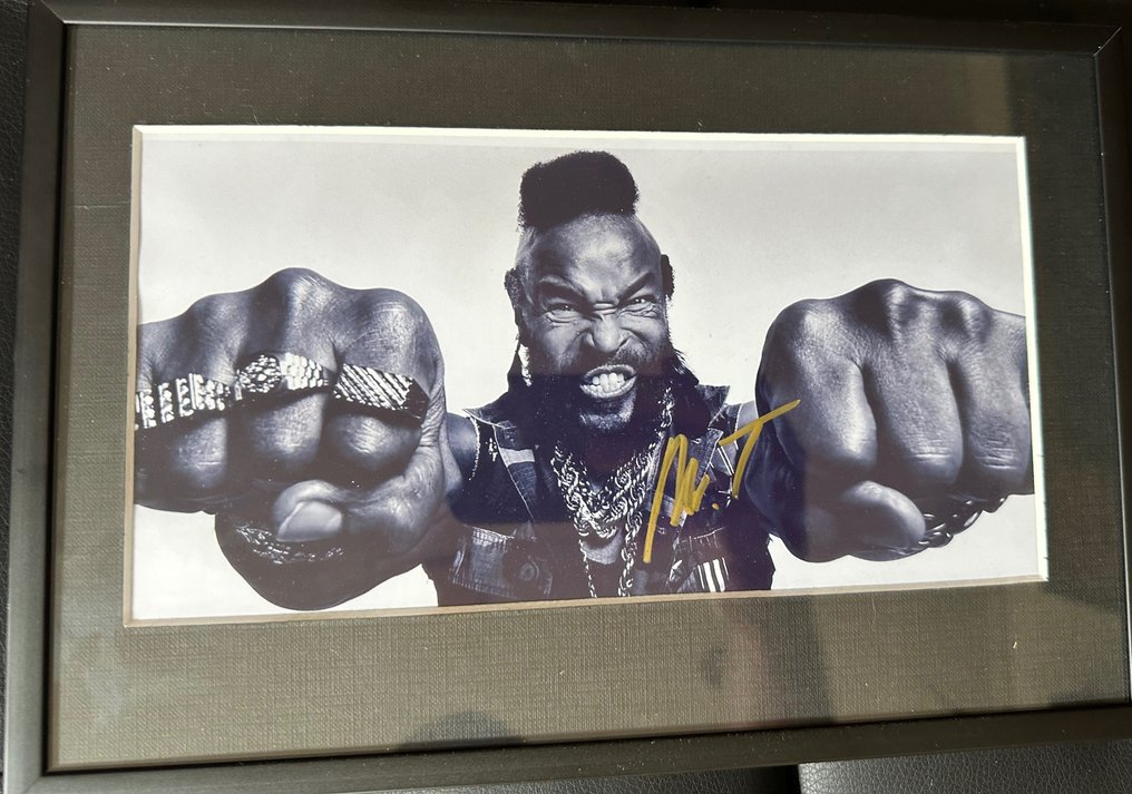 The A-Team - Classic TV - Signed by Mr. T (BA Barracus) - - Catawiki