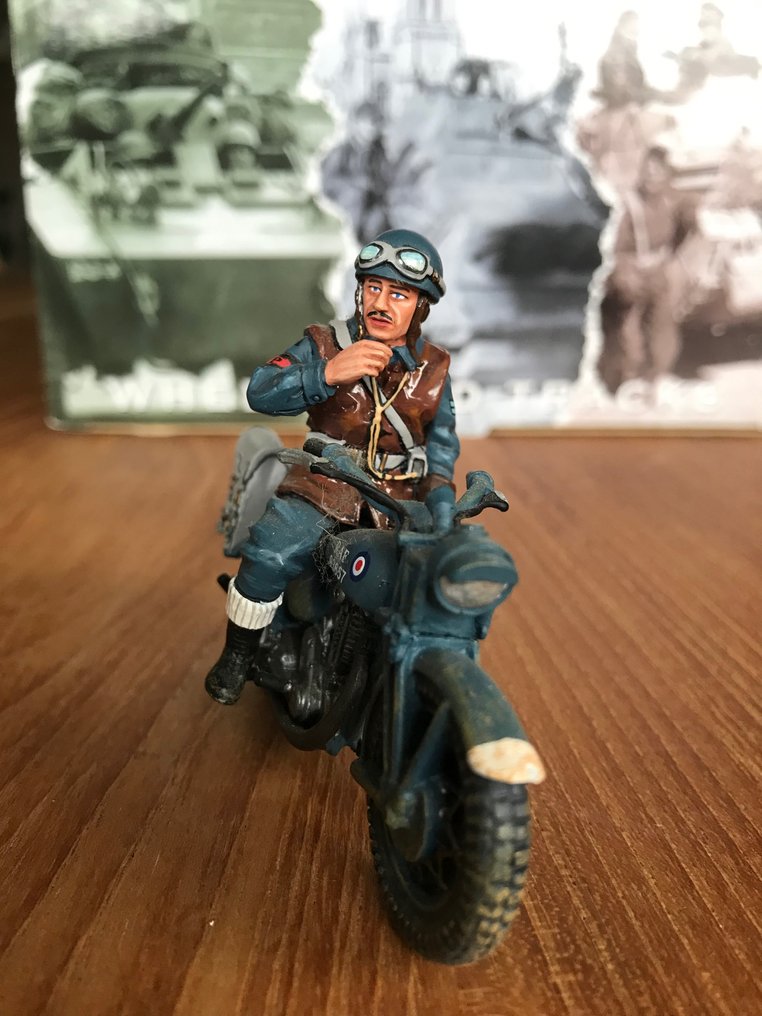 King & Country - RAF - RAF052 - Motorbike RAF Dispatch - Catawiki