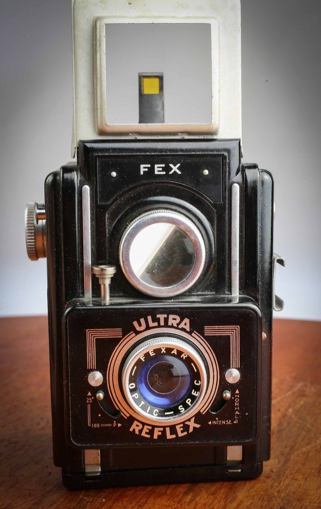 Fex ULTRA-REFLEX 6X6 lens Fexar-Spec avec un étui - Catawiki