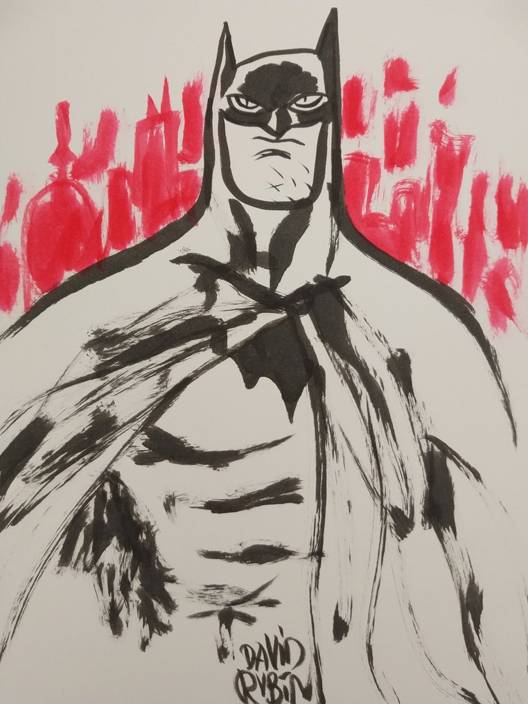 Batman - Disegno originale David Rubin - Loose page - Catawiki