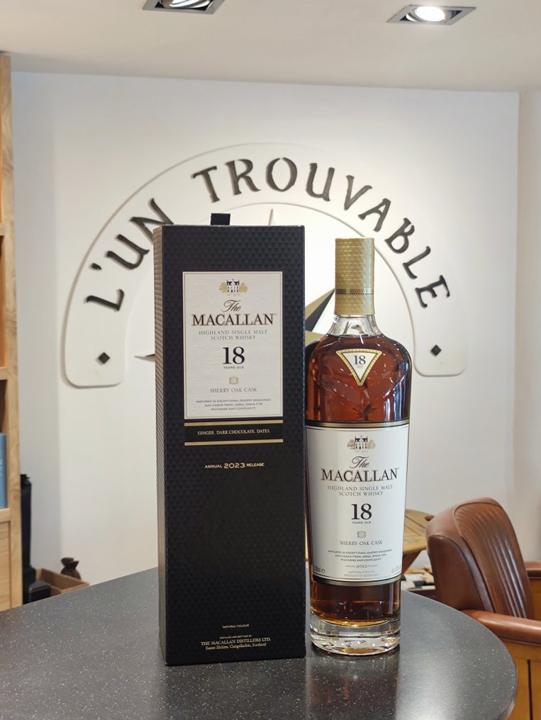 Macallan 18 Years Old Sherry Oak Cask 2023 Release Original