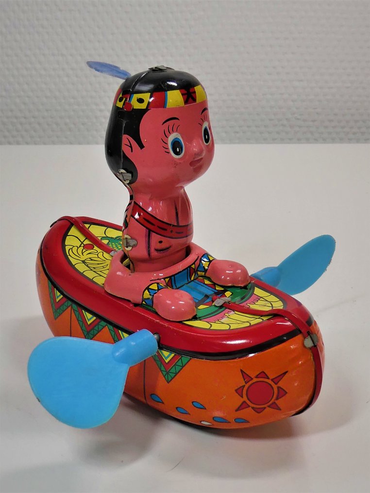 Yanoman (Japan) # - Toy blikken "SIOUX-CANOE" in Original - Catawiki