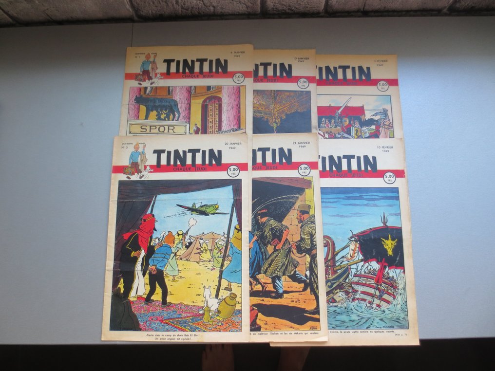 Tintin (magazine) - Année complète - (1949) - Catawiki