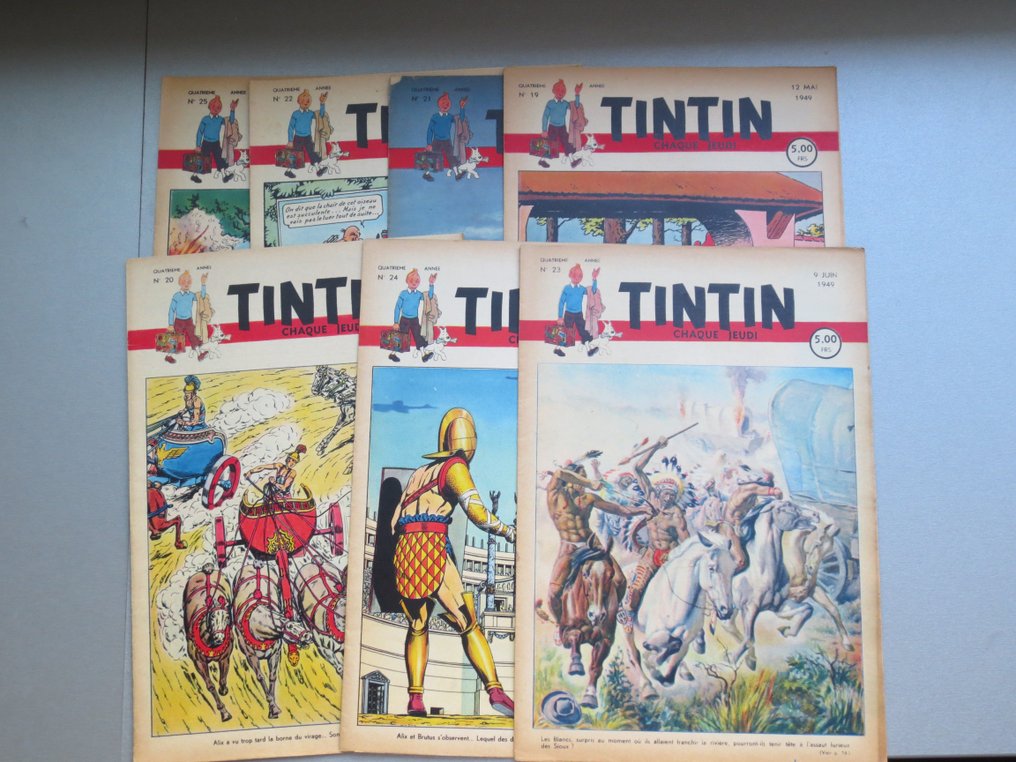 Tintin (magazine) - Année complète - (1949) - Catawiki