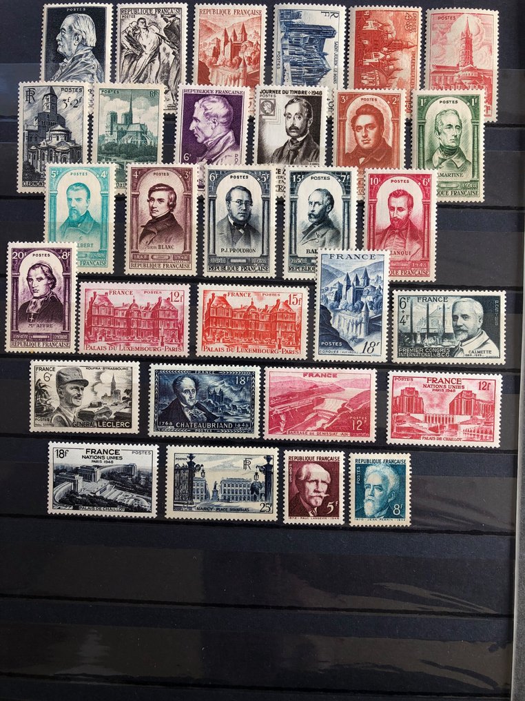 France 1947/1959 - Large format stamps from the years 1947 - Catawiki