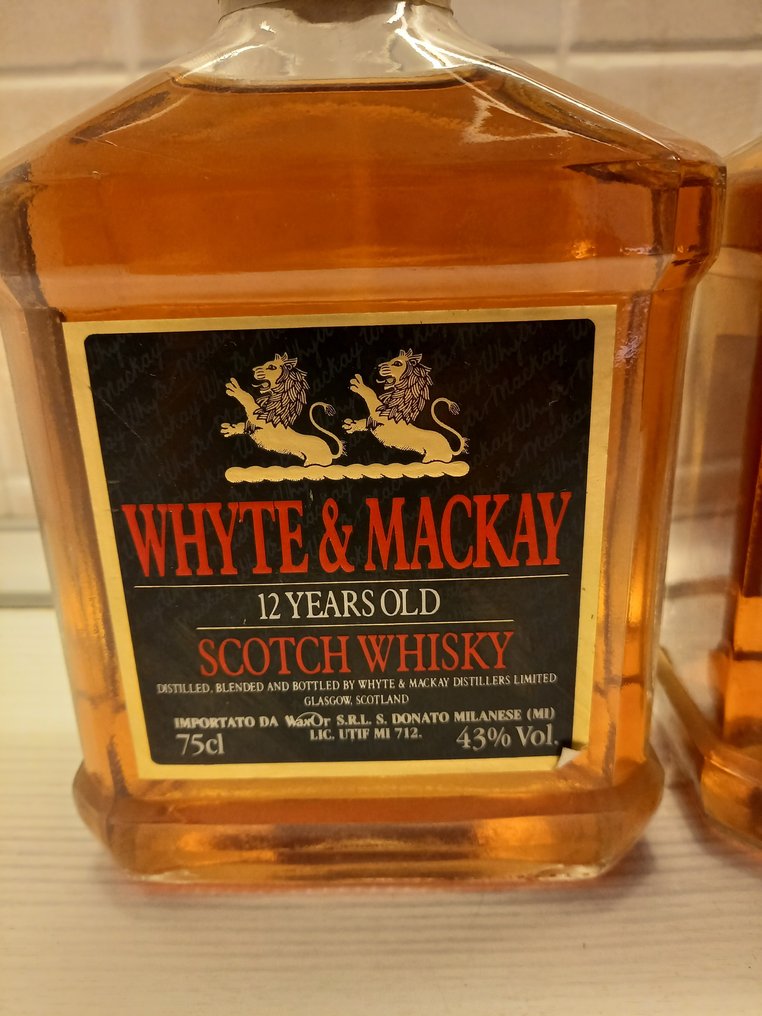Whyte & Mackay 12 years old - b. 1970s - 75cl - 2 bottles - Catawiki