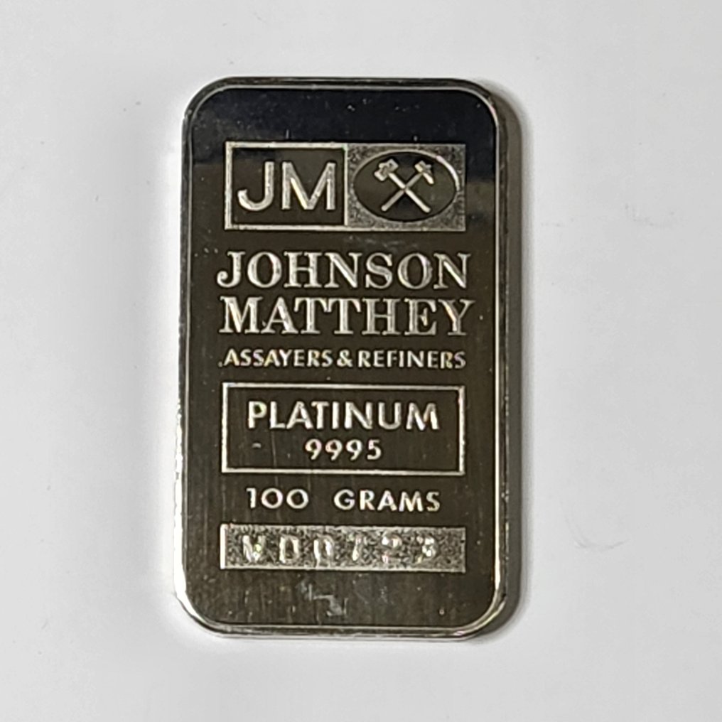 100 grammes - Platine .999 - Johnson Matthey - Catawiki