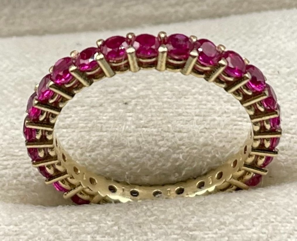 NO RESERVE PRICE - 18 kt. Gold - Ring Ruby - Rubies - Catawiki