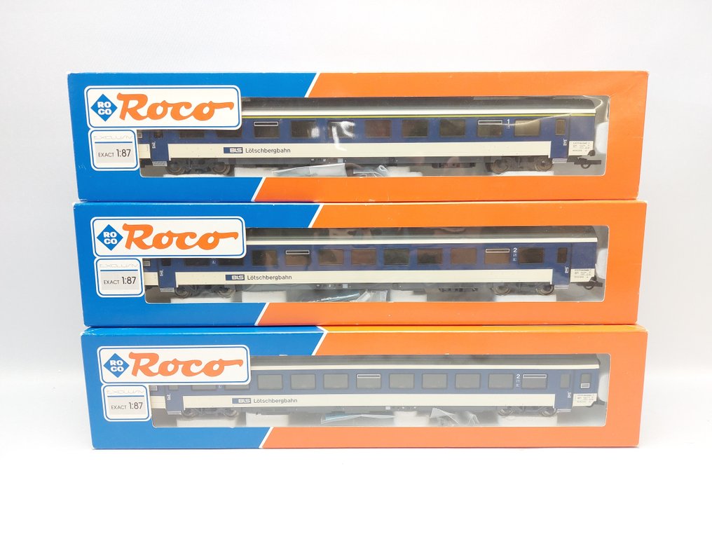Roco H0 - 44893/44894 - Passenger carriage - 3x Express - Catawiki