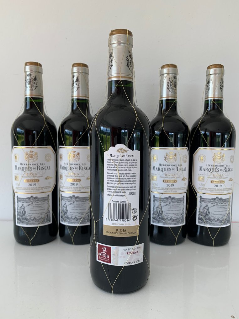 2019 Marqués de Riscal - Rioja Reserva - 6 Bottles (0.75L) - Catawiki