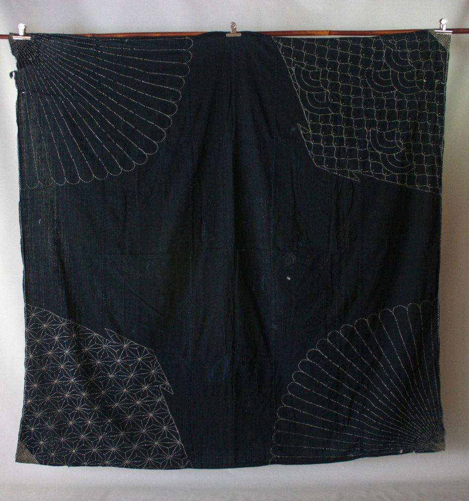 風呂敷 Furoshiki - Algodón - 襤褸 Boro Japanese rag - Japón - Primera mitad ...