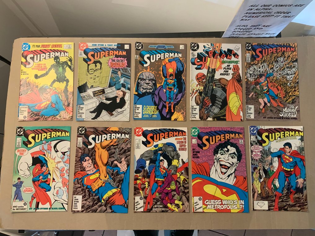 Superman 1987 39 Comics Lot 1 37 Consecutive Run Annuals 1 2 Mike Mignola Art