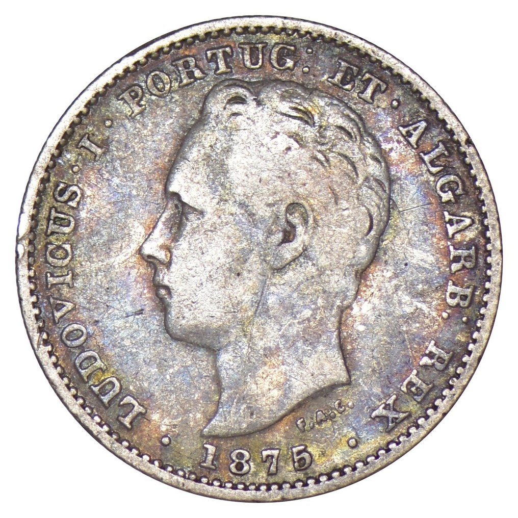 Portugal. D. Luís I (1861-1889). 200 Reis 1875 - Escassa - Catawiki