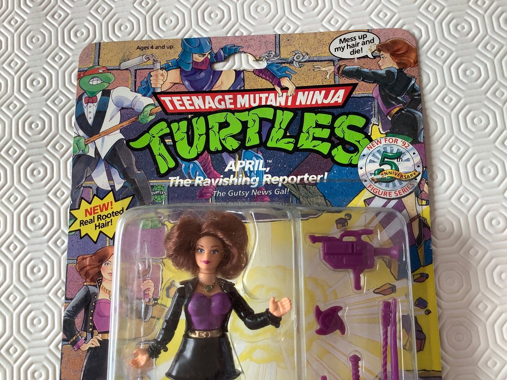 Playmates - Figurine Teenage Mutant Ninja Turtles blister April the ...