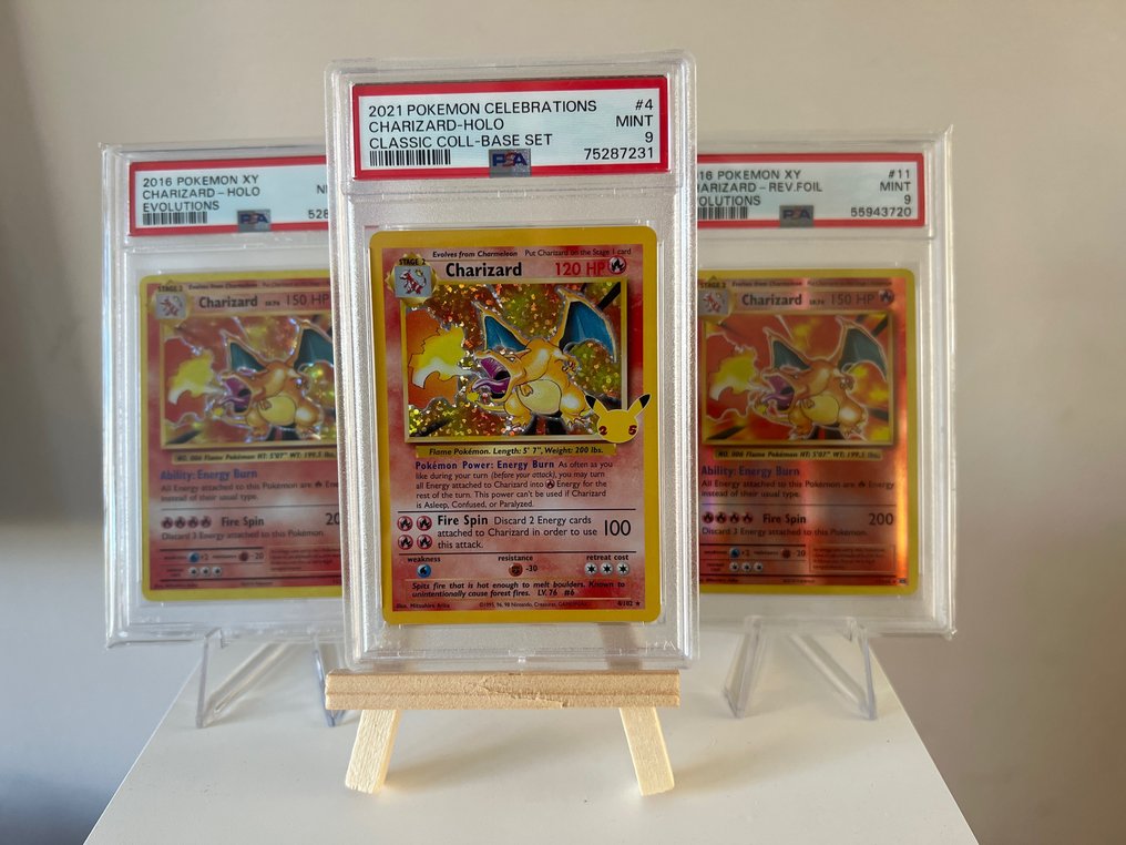 Gamefreak - Pokémon - Graded Card PSA Charizard TRIPPLE, XY - Catawiki