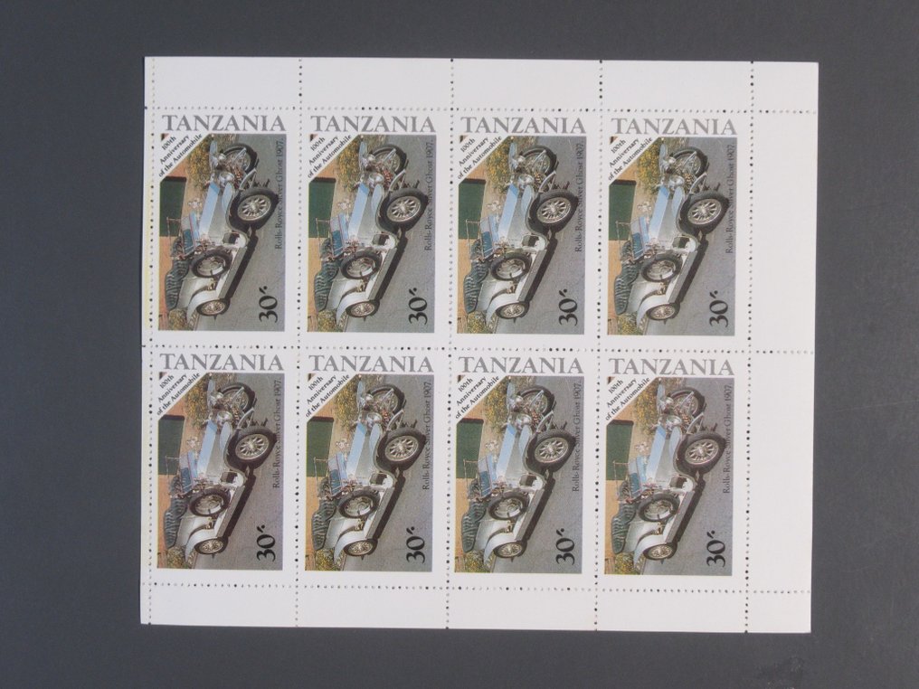 Tanzania - Over 100 different blocks, gold blocks, - Catawiki