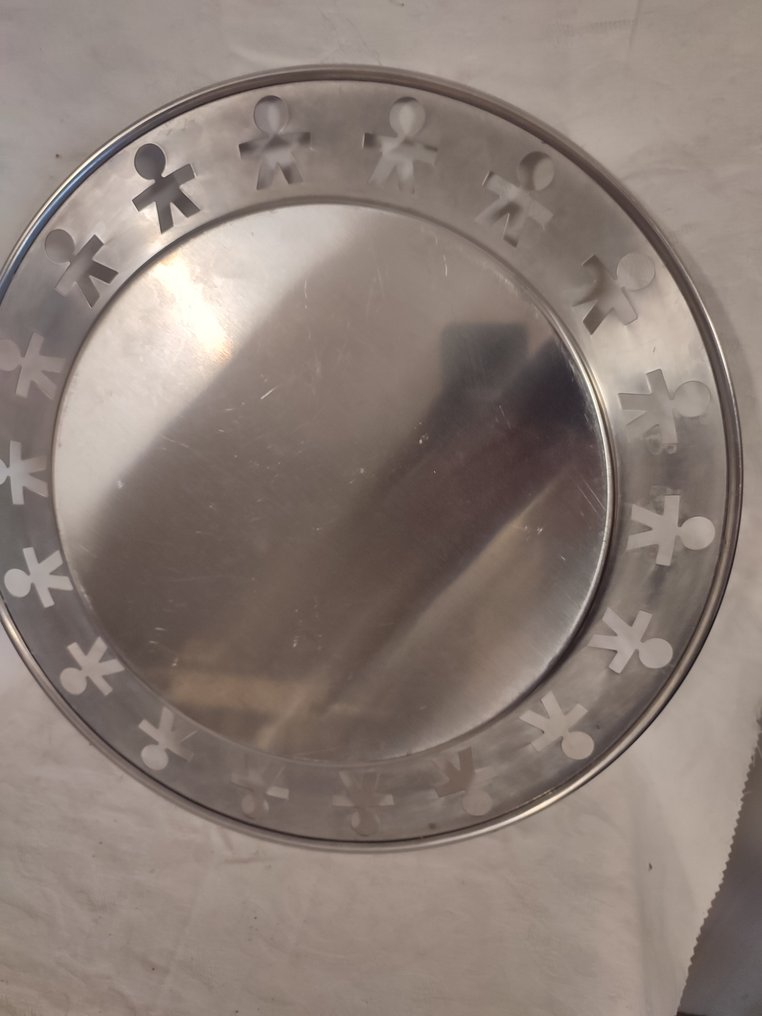 Poster, Tray (2) - Cardboard, Steel (stainless) - Catawiki