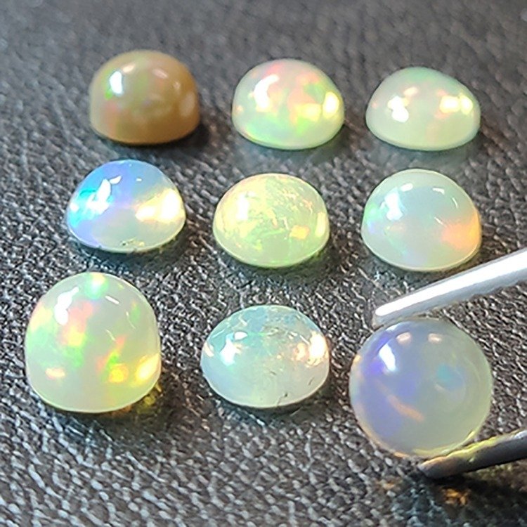 9 pcs Juego de colores Ópalo - 3.58 ct - Catawiki