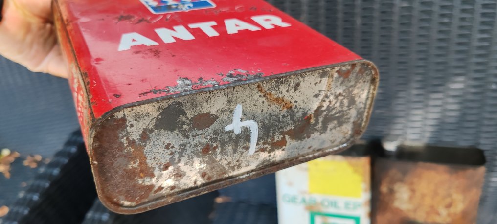 ANTAR - Oil can (3) - Steel, Metal - Catawiki