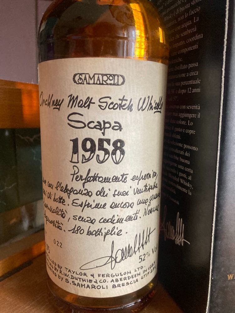 Scapa 1958 - One of 180 - Samaroli - b. 1985 - 75cl - Catawiki