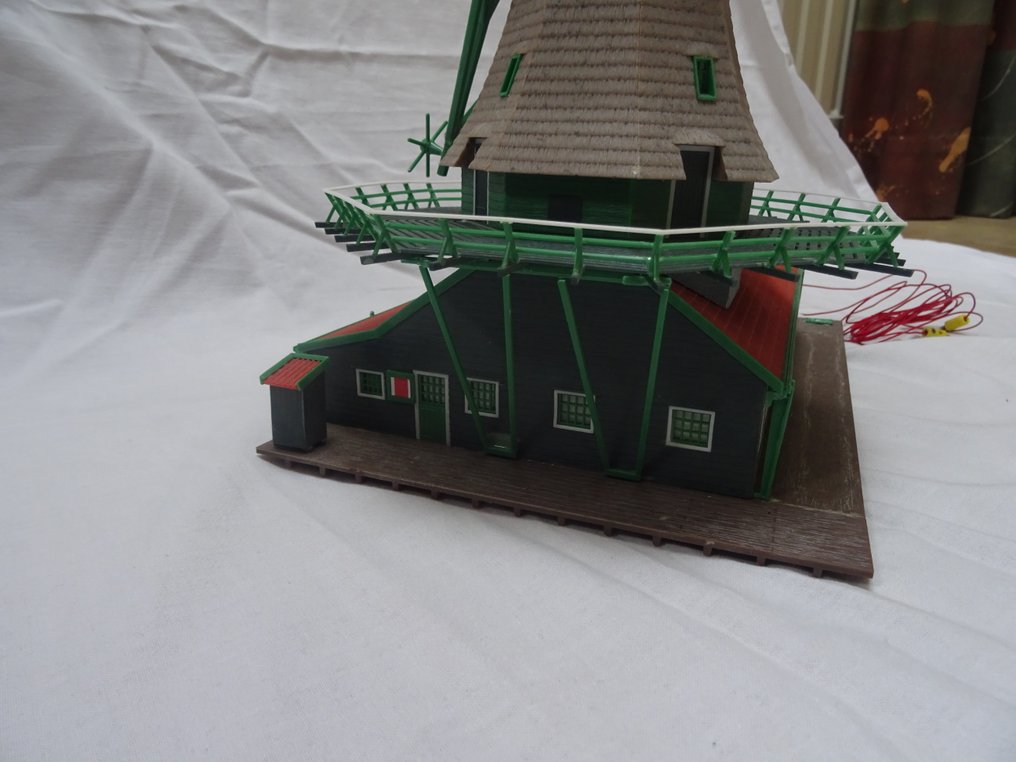 Faller H0 - Model train scenery (2) - Dutch, Zaanse Schans mill and ...