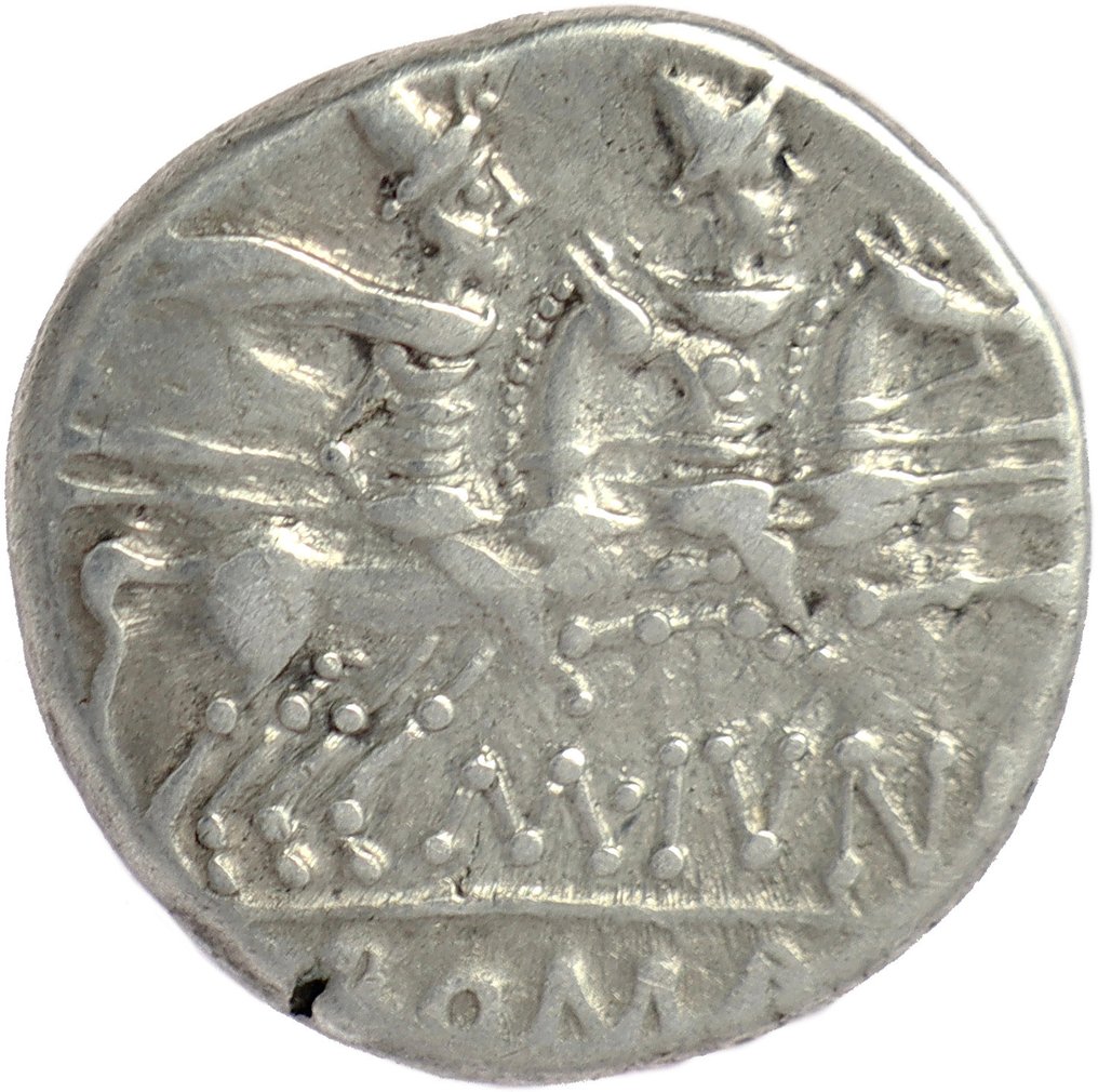 Romeinse Republiek. M. Iunius Silanus. Denarius 145 BC - Catawiki