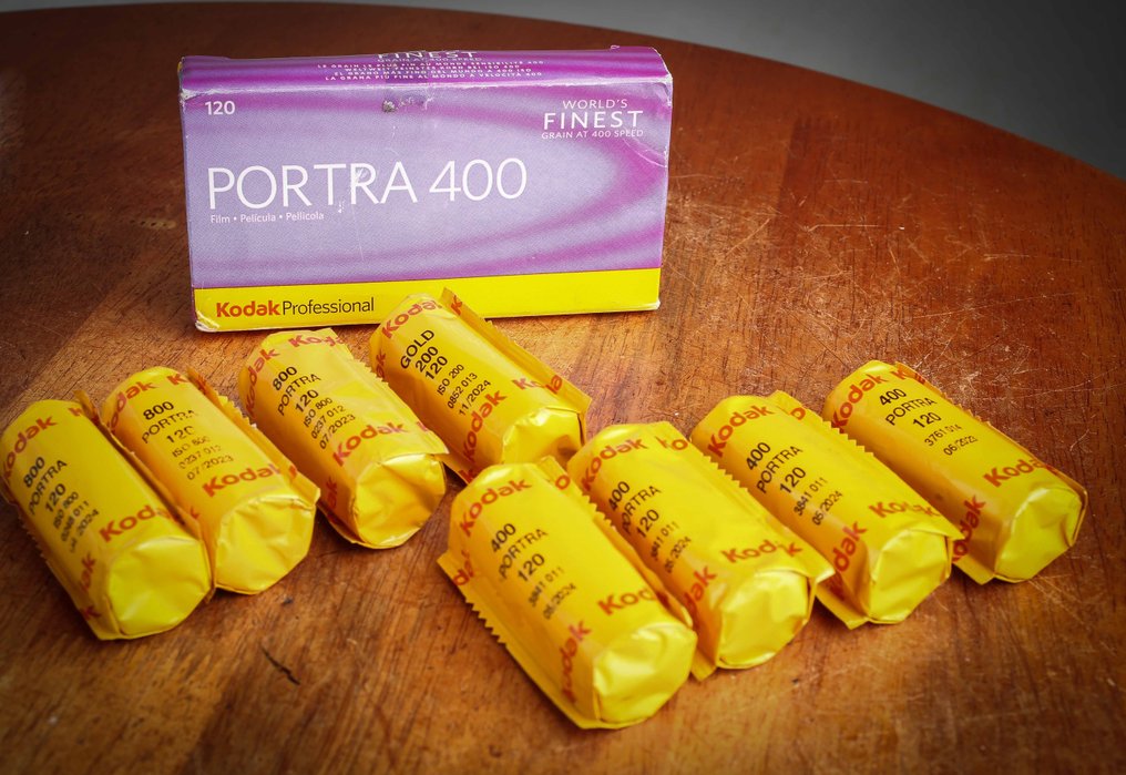 Kodak 8 Pellicules Protra Format 120 800 et 400 iso bonne date de ...