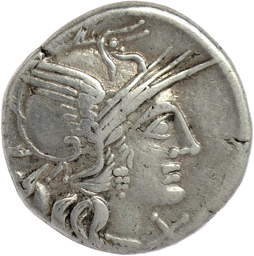 Romeinse Republiek. M. Iunius Silanus. Denarius 145 BC - Catawiki