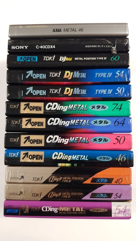 TDK - TDK Metal ; SONY Metal ; AXIA / FUJI/ Metal Blank audio cassette - Multiple models - Catawiki