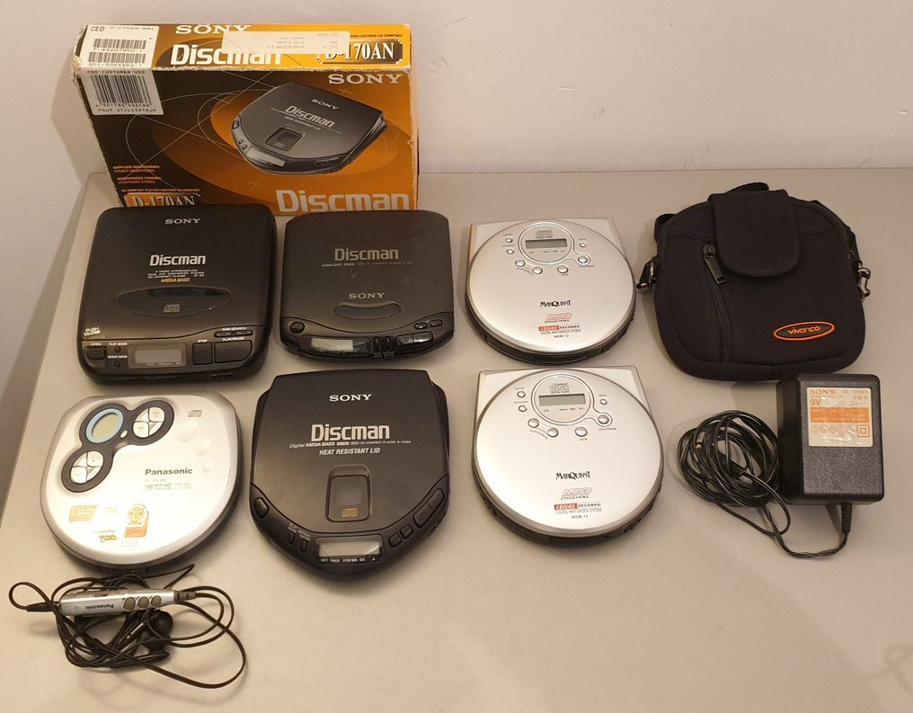 Panasonic, Sony - Panasonic SL-SX380 - Sony Diskman D-170AN - Sony ...