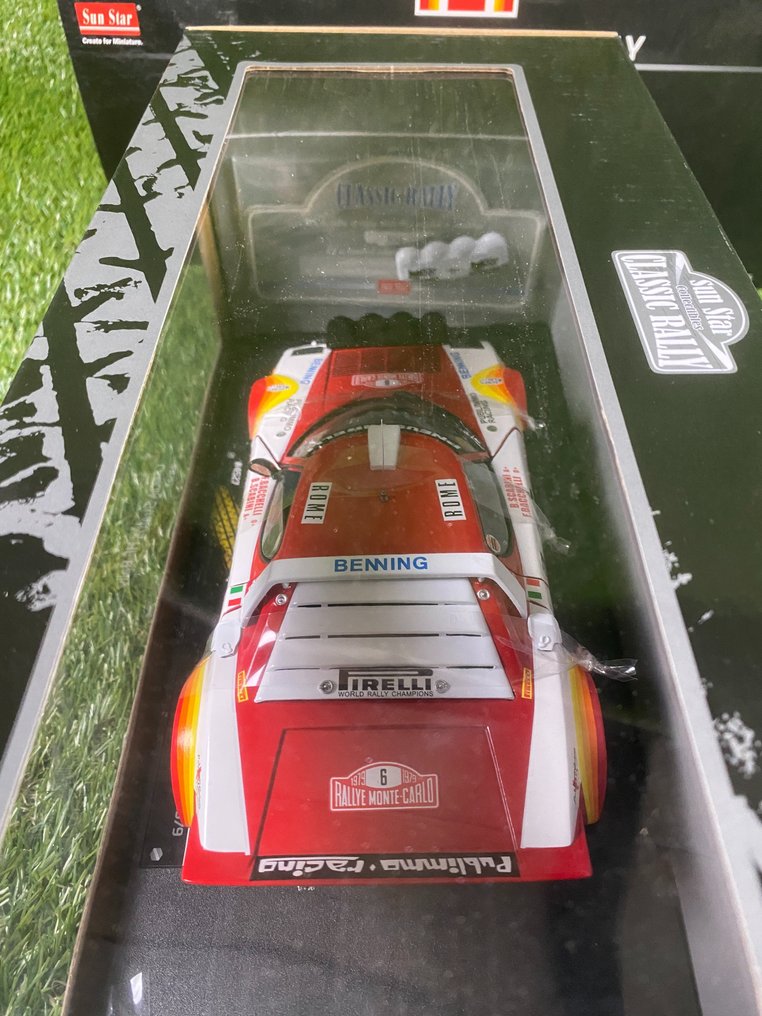 Sunstar 1:18 - 1 - Model car - Lancia Stratos HF Rally - Monte Carlo Rally 1979 #6 - Catawiki