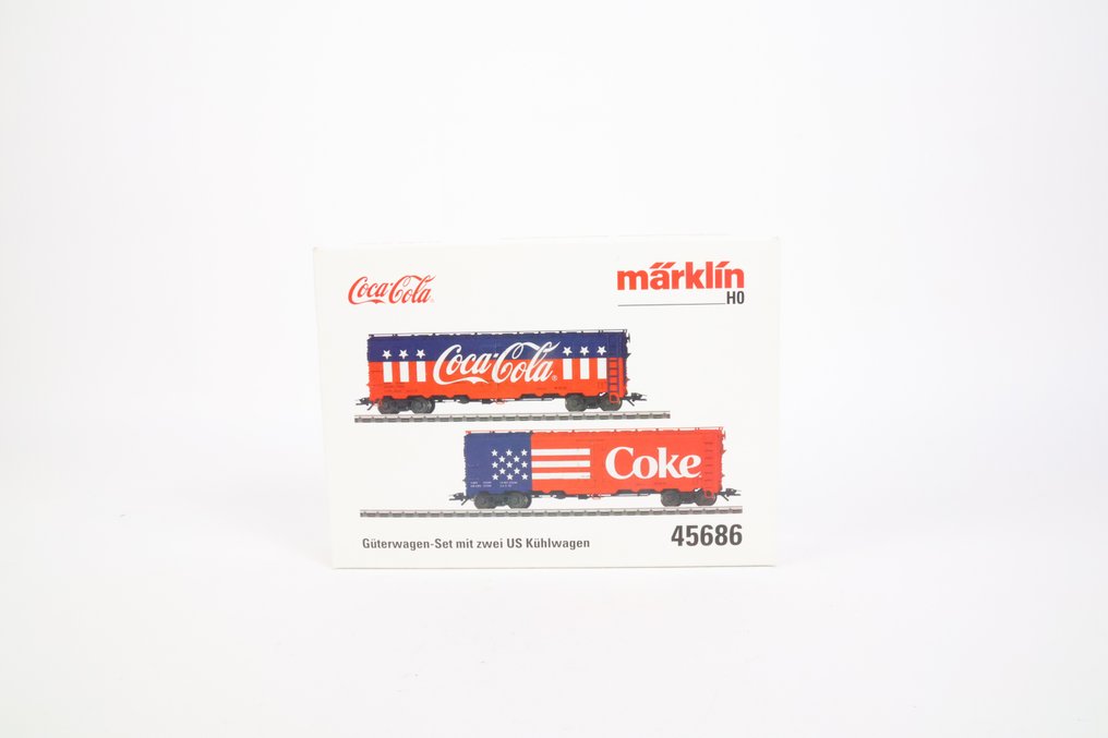 Märklin H0 - 45686 - Model train freight wagon set (1) - Coca-Cola ...