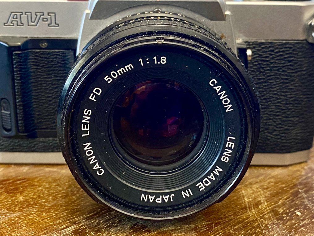 Canon AV-1 + FD 50mm f 1,8 Analoge camera - Catawiki